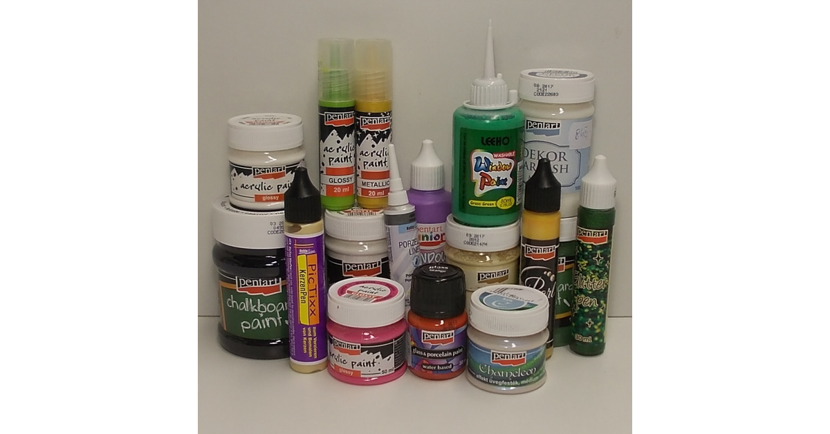 festék, akril, akrilfesték, alapozó, üvegfesték, matrica festék ...